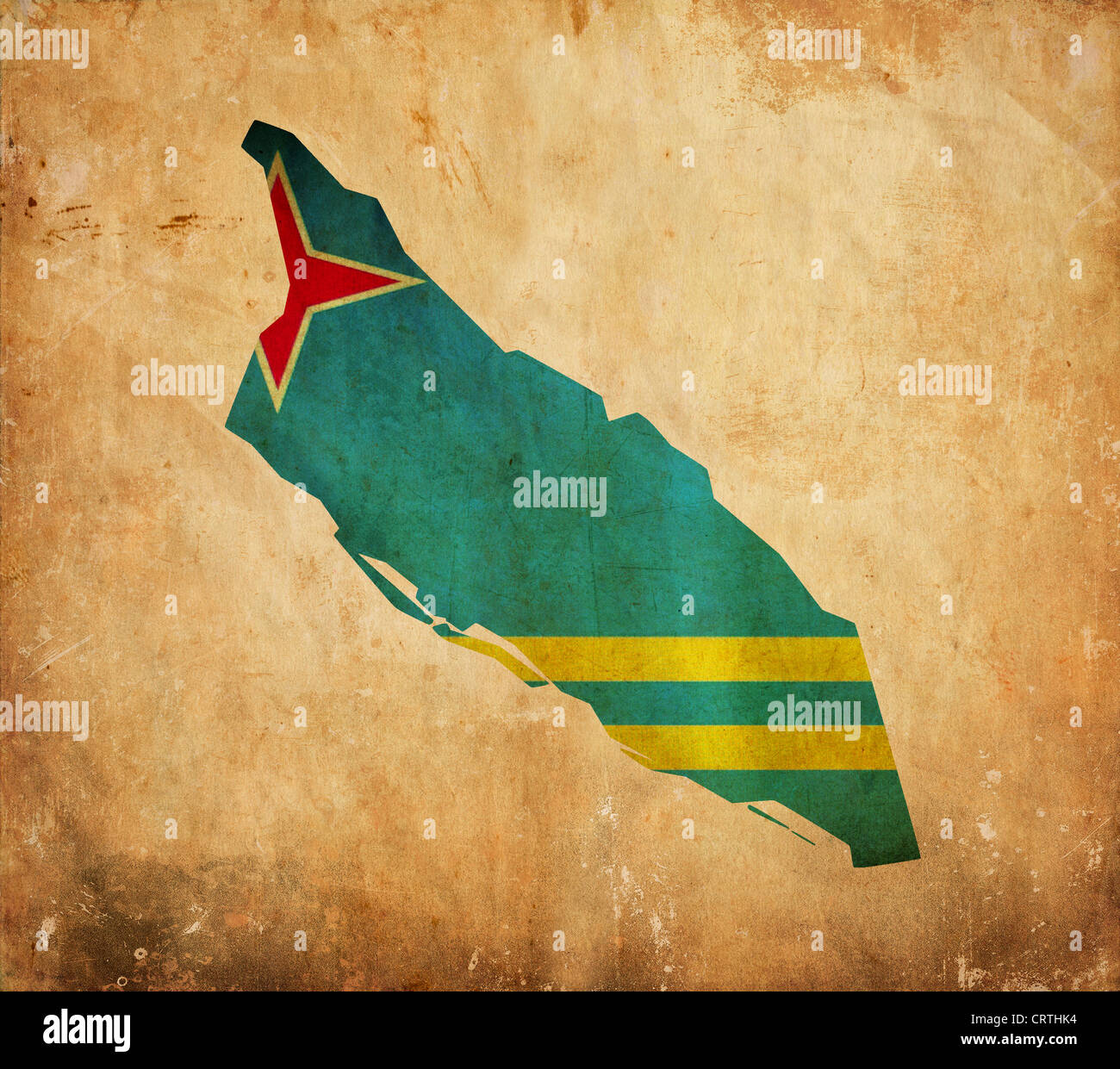 Map of aruba hi-res stock photography and images - Alamy