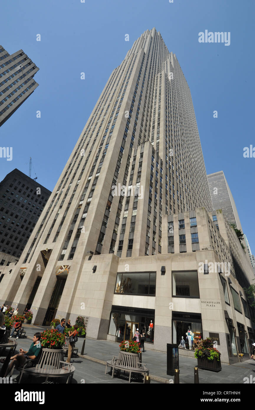 Rockefeller Centre New York Stock Photo - Alamy