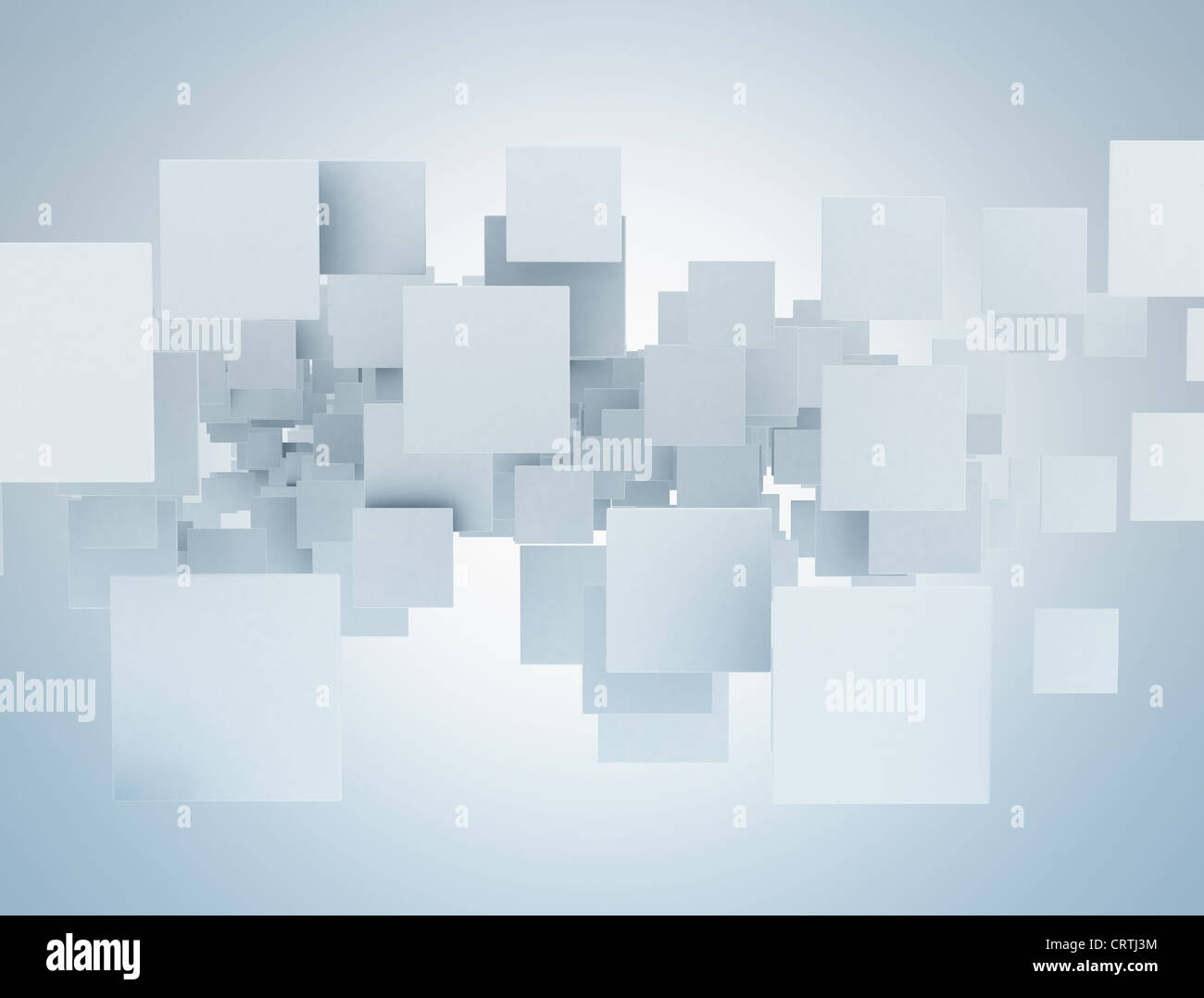 Blank abstract 3d squares Stock Photo - Alamy