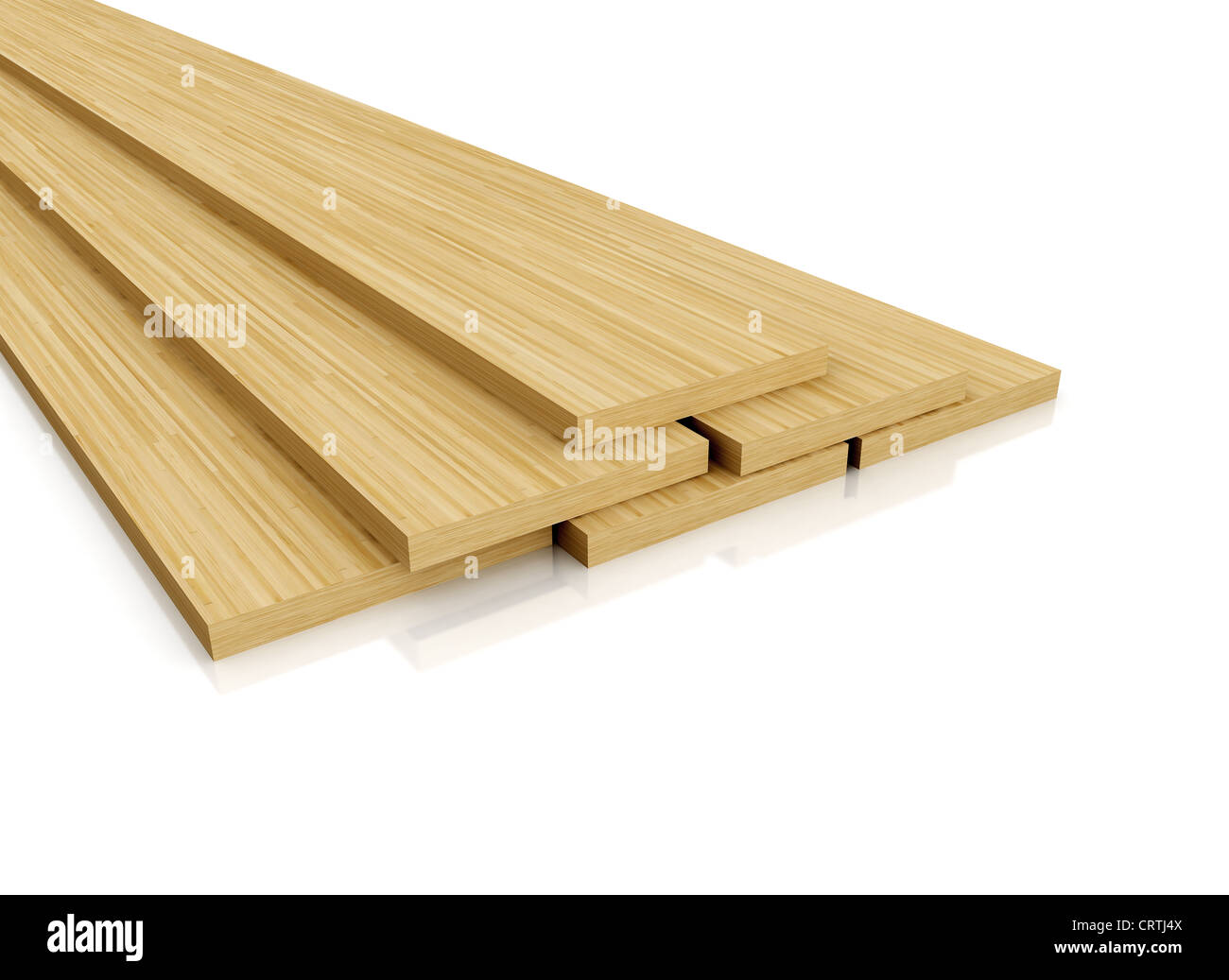 Stack of wood on white background Stock Photo - Alamy