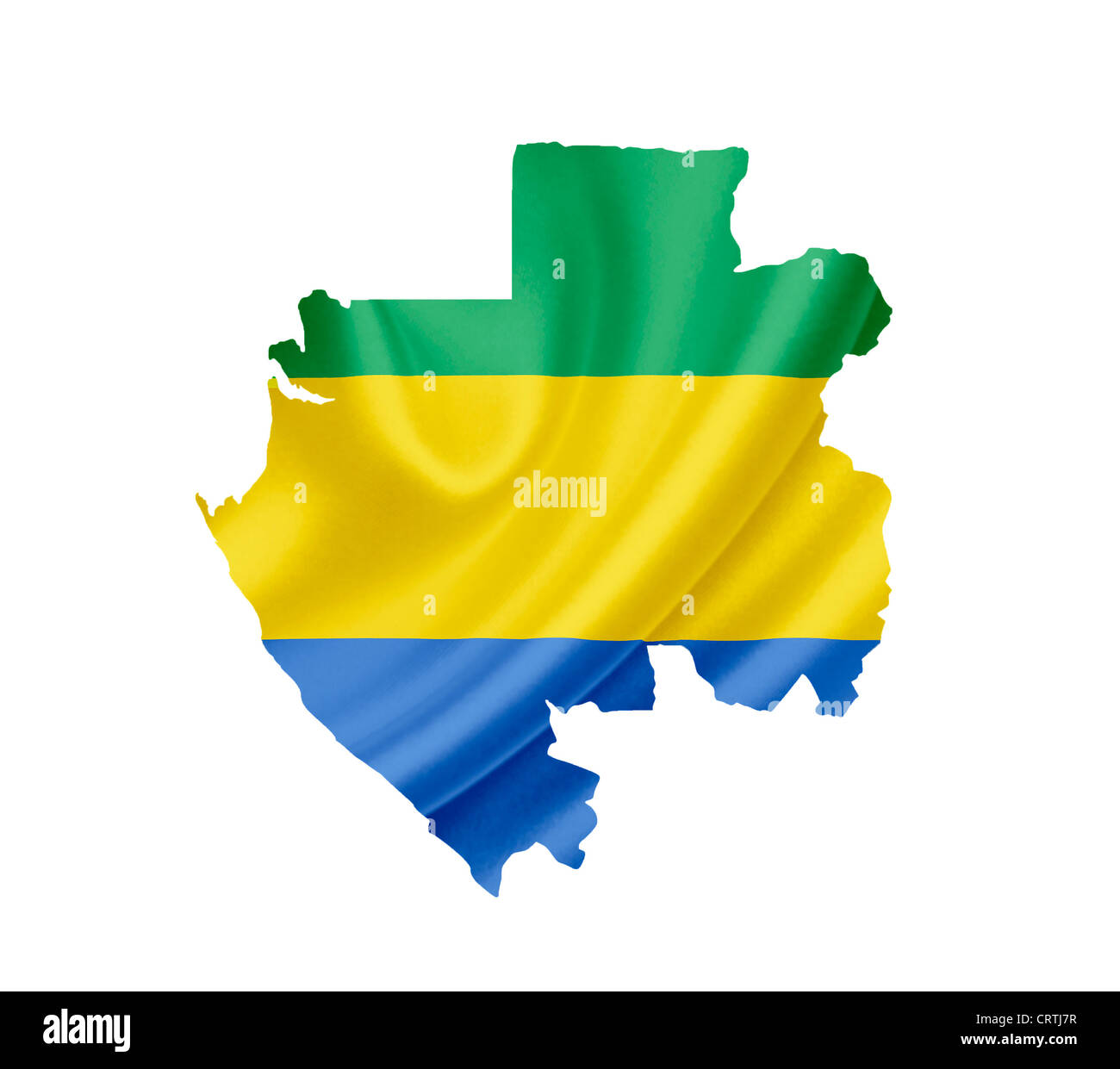 Gabon on digital map hi-res stock photography and images - Alamy