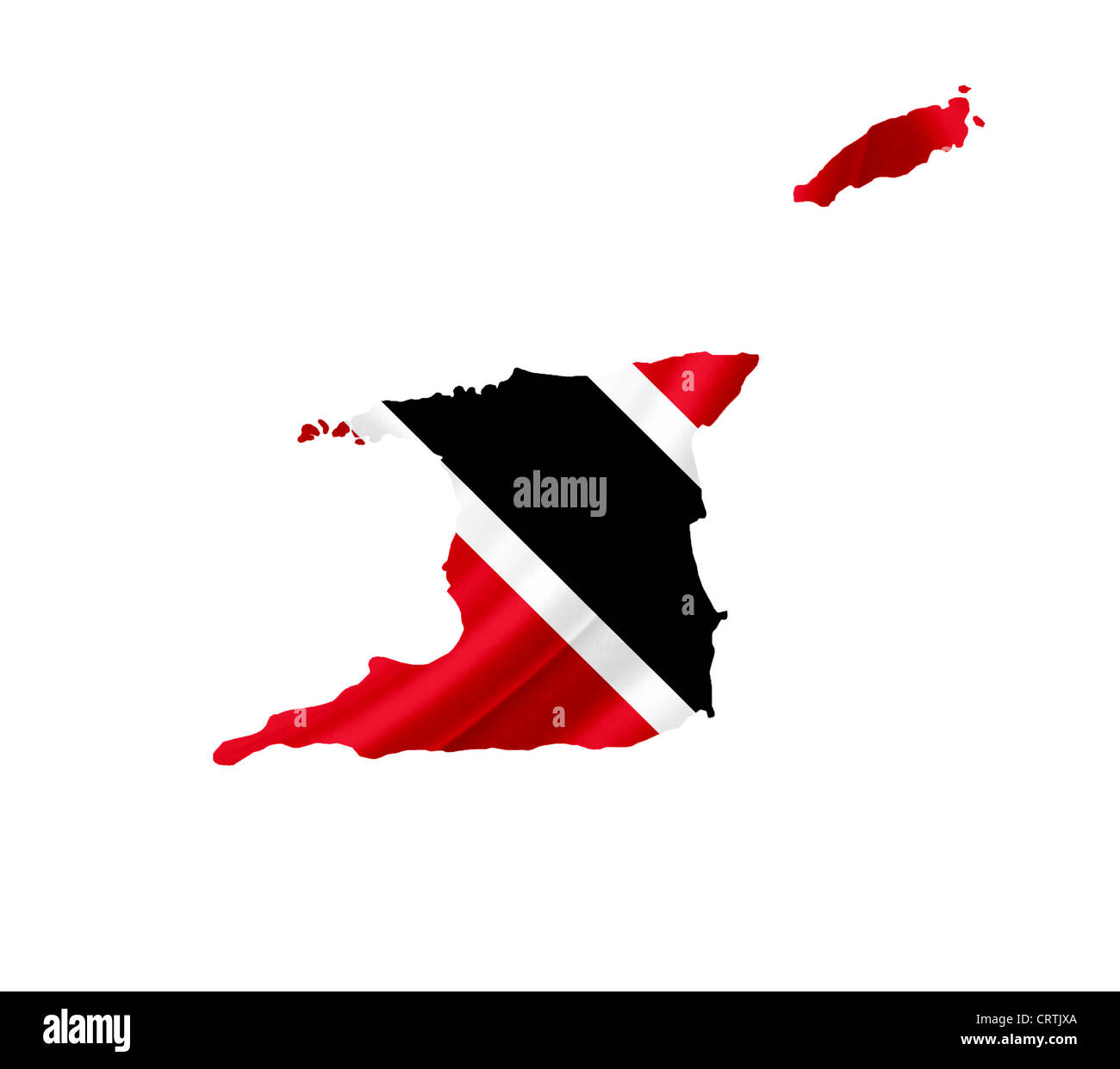 Tobago travel map Cut Out Stock Images & Pictures - Alamy