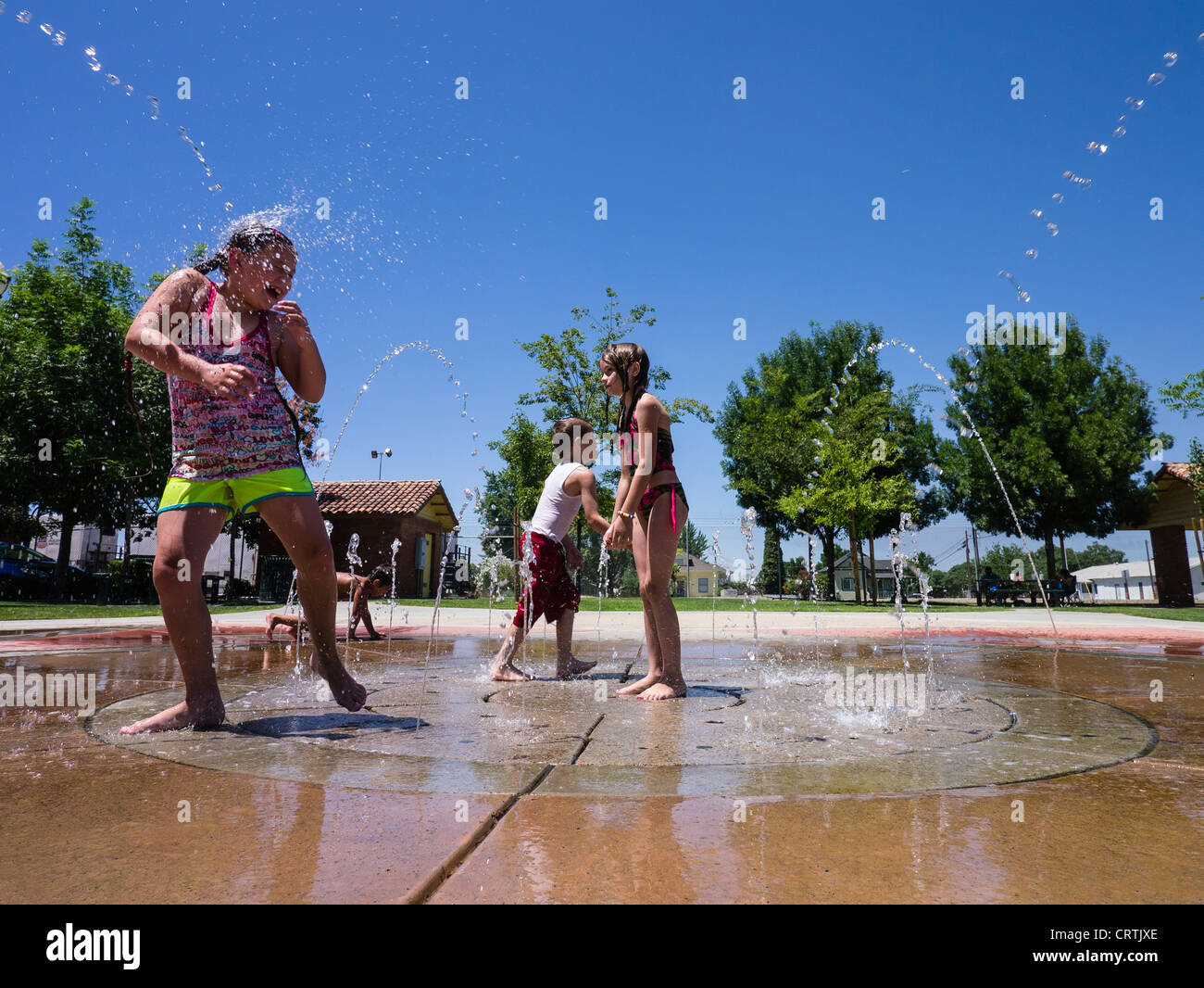 Central park playground water hi-res stock photography and images - Alamy