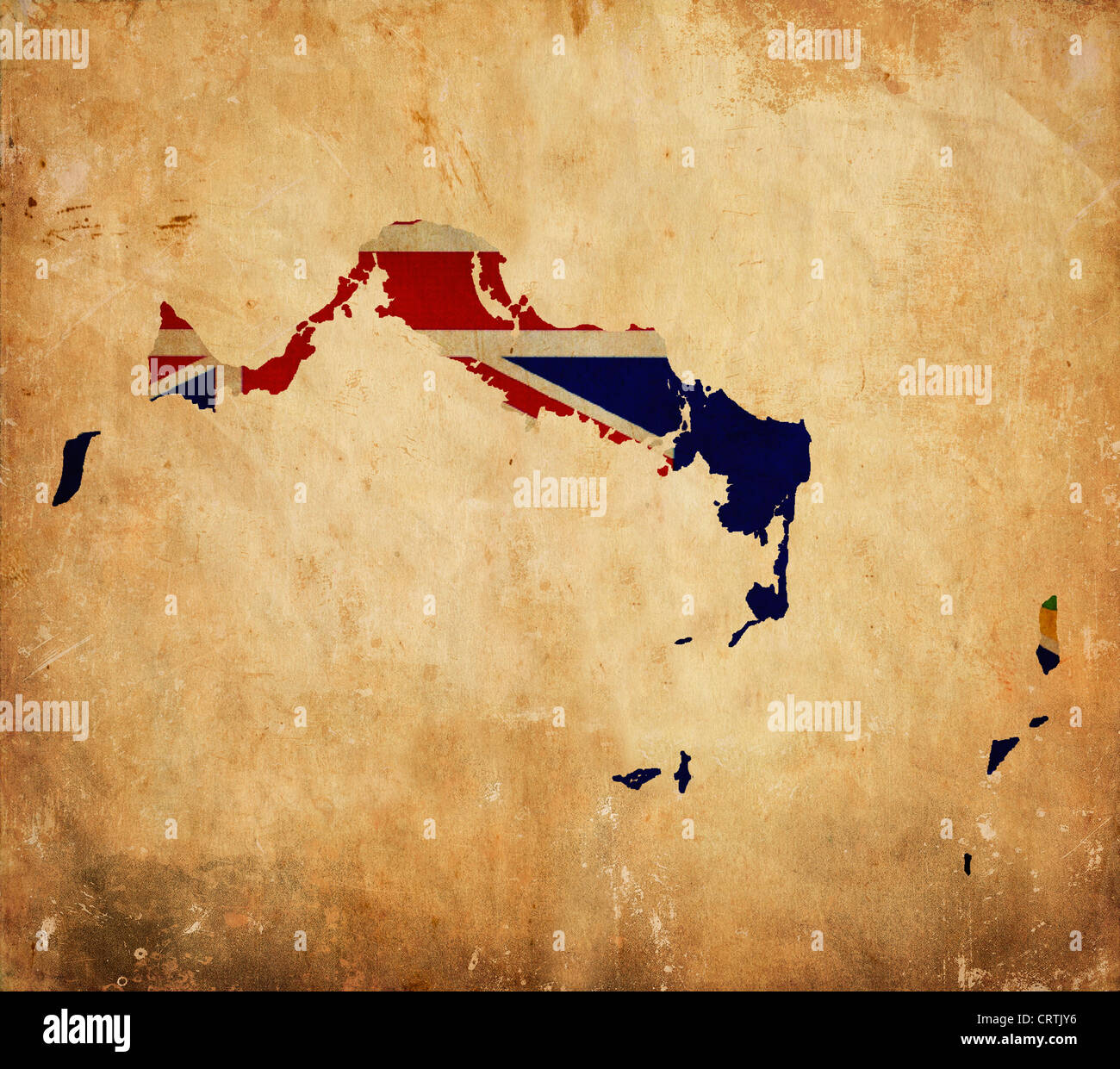 East caicos map hi-res stock photography and images - Alamy