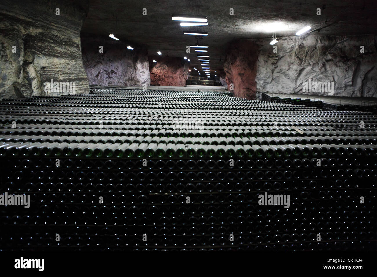 Champagne Cellar, factory at a depth of 80 meters, Artemovsk, Donetsk ...