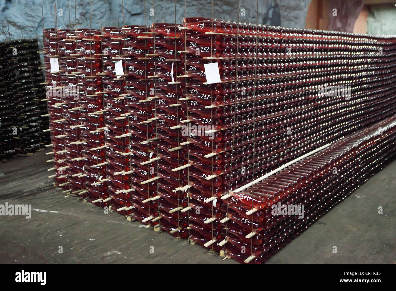 Champagne Cellar, factory at a depth of 80 meters, Artemovsk, Donetsk ...
