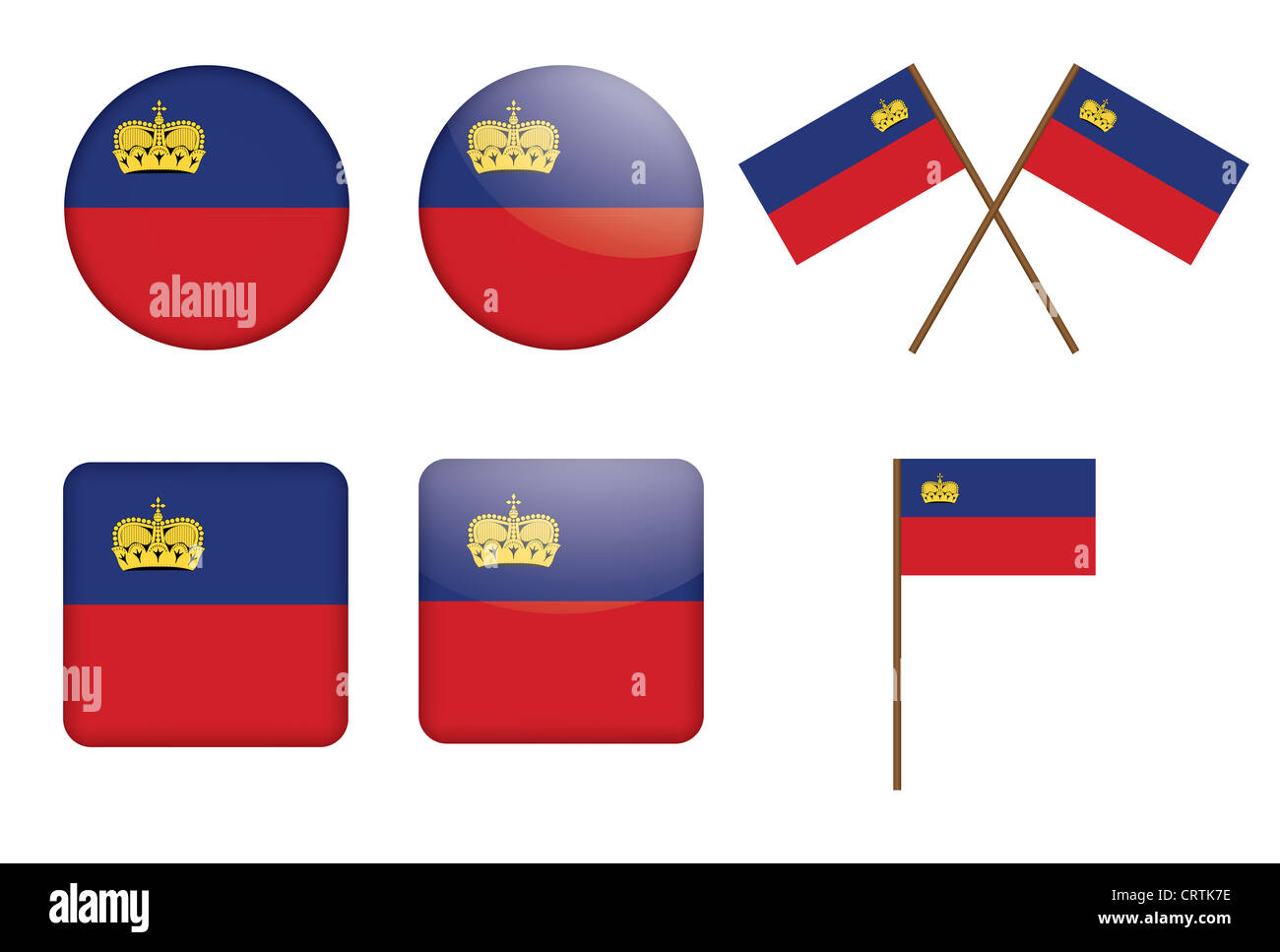 Liechtenstein flag hi-res stock photography and images - Alamy