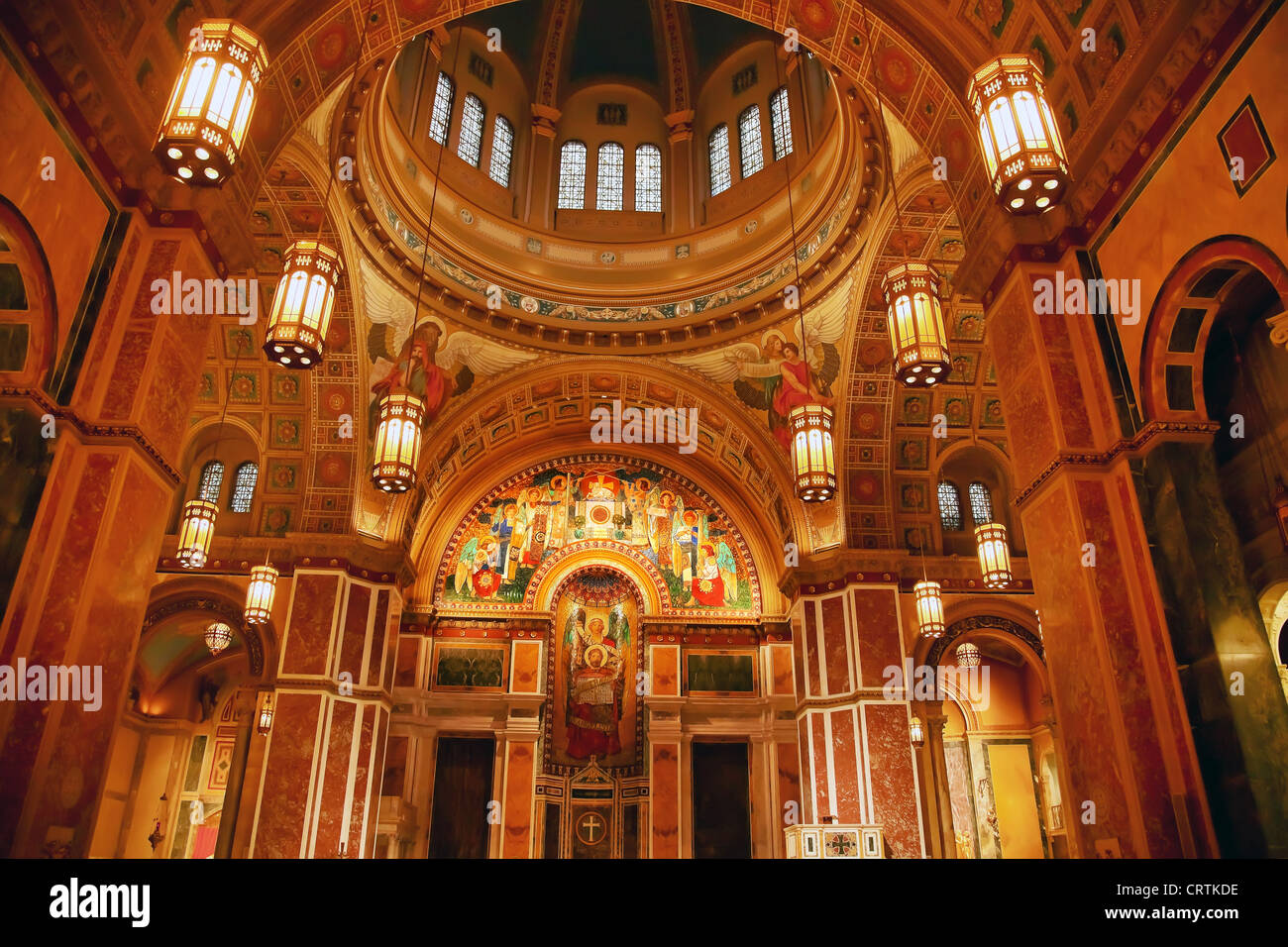 Saint Matthew Cathedral Washington DC Basilica Stock Photo - Alamy