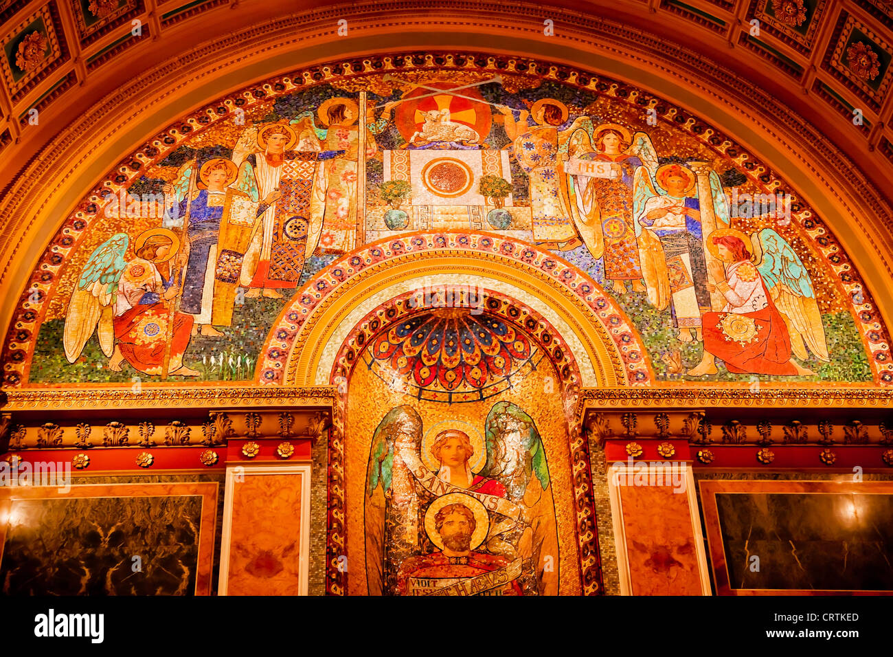 Mosaic Saint Matthew Cathedral Washington DC Basilica Stock Photo - Alamy