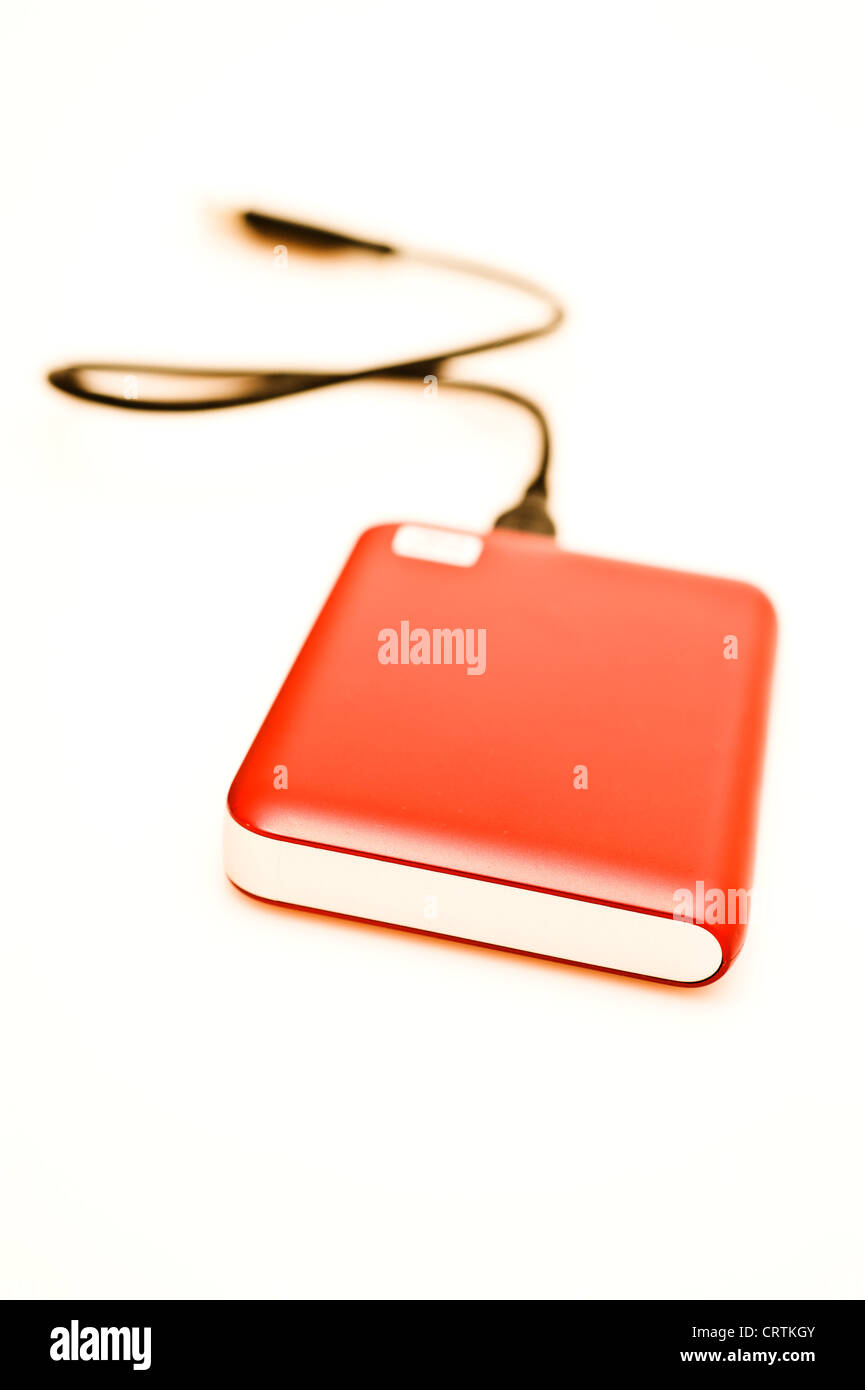 external usb hard disk drive for storage and backup Stock Photo - Alamy