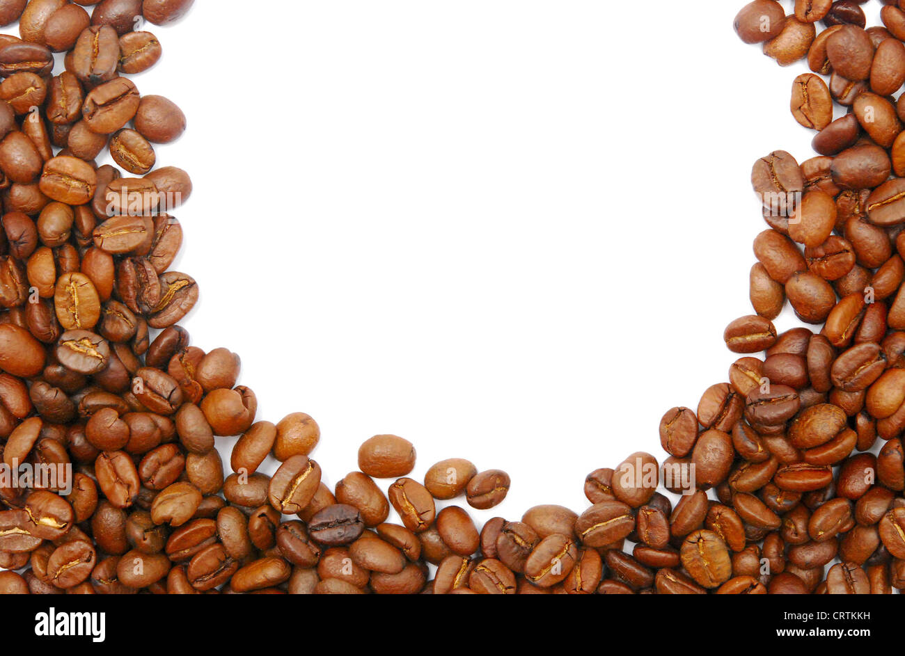 coffee beans isolated on white Stock Photo - Alamy