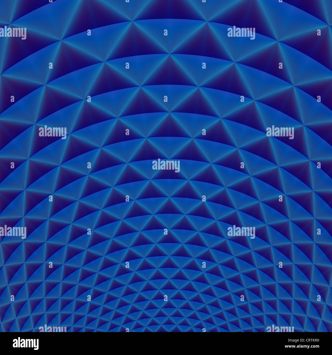 Rings of Triangles in Blue Stock Photo - Alamy