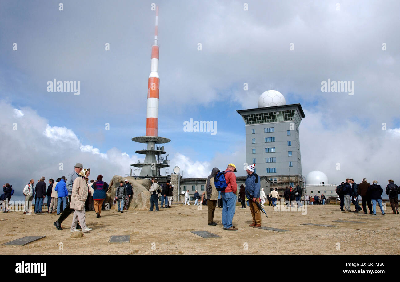 Summit of the Brocken, Harz National Park Stock Photo - Alamy