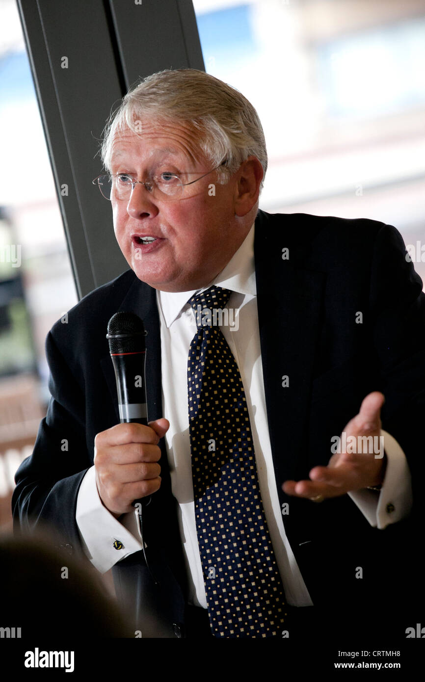 Bob Neill MP speaking at a fringe meeting during the Conservative party ...