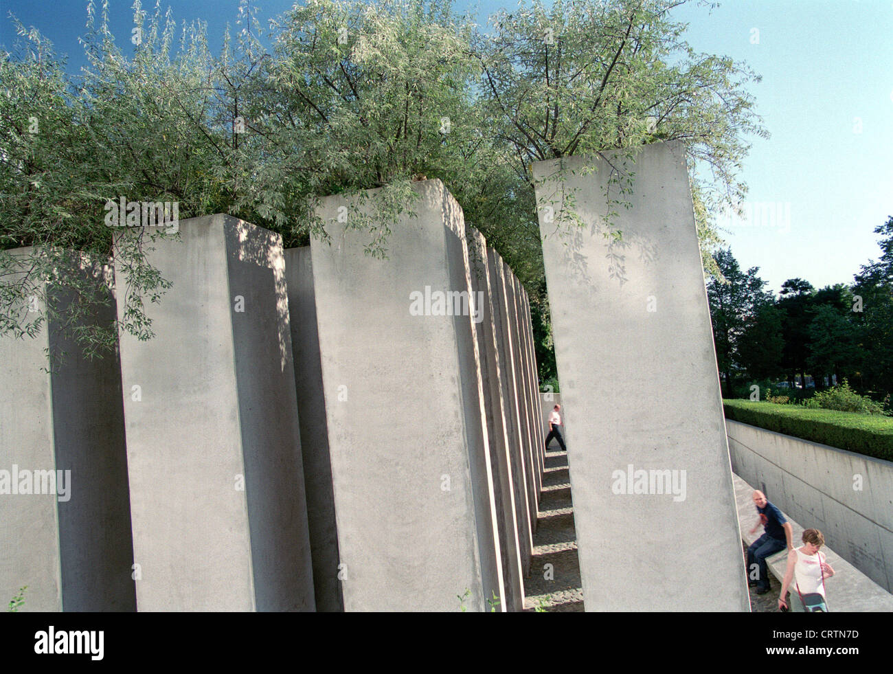 Garden of Exile at the Jewish Museum in Berlin Stock Photo - Alamy