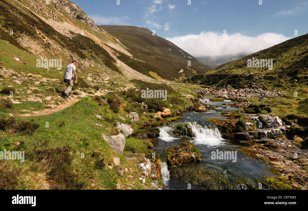 one of a series showing the walk from A837 to Inchnadamph Bone caves in ...