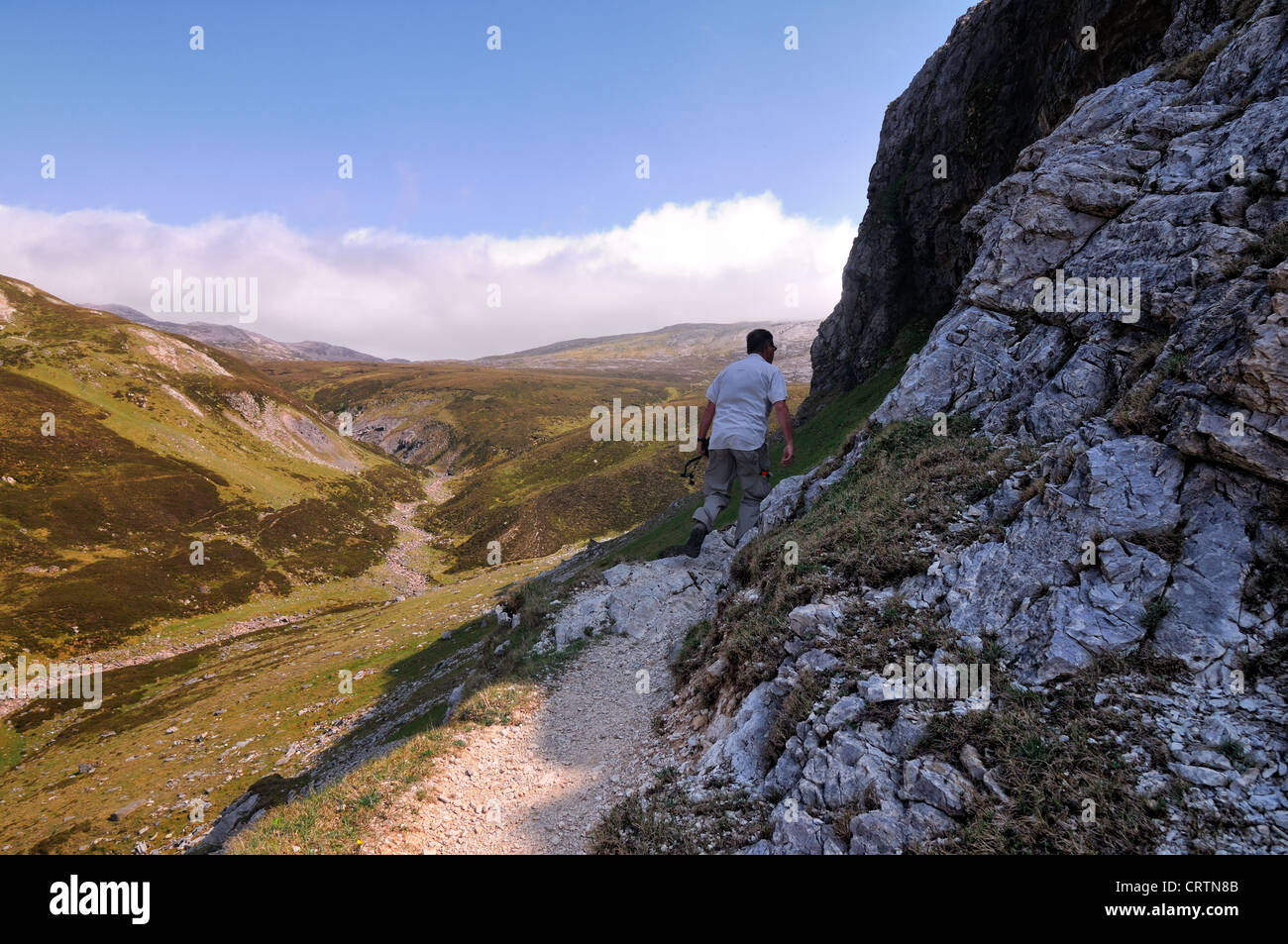 one of a series showing the walk from A837 to Inchnadamph Bone caves in ...