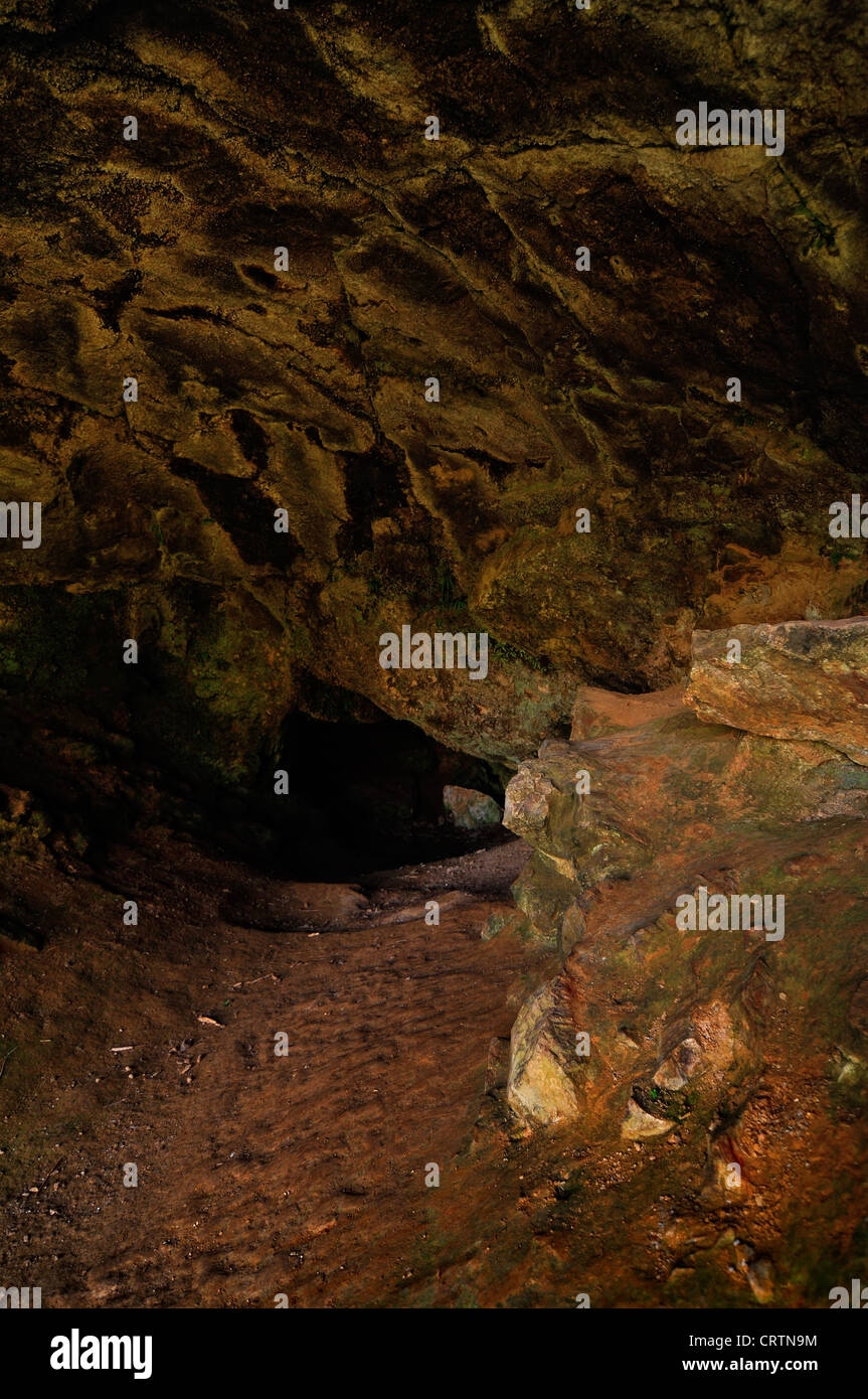 one of a series showing the walk from A837 to Inchnadamph Bone caves in ...