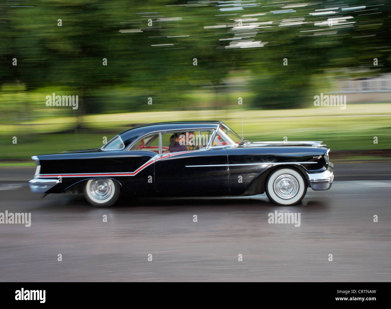 Hot rod traveling at speed Stock Photo - Alamy
