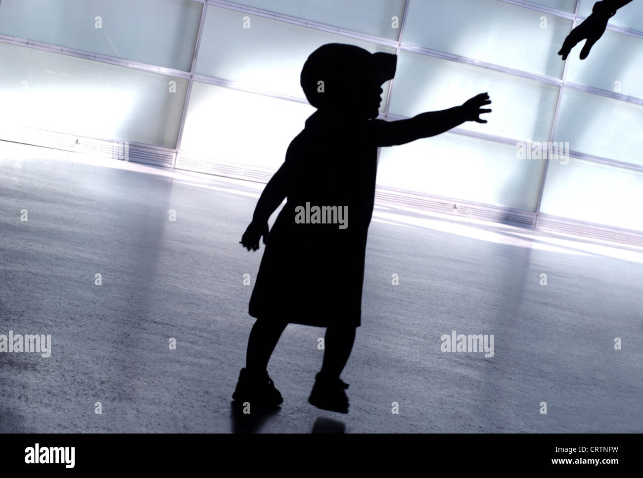 Child Silhouette Reaching