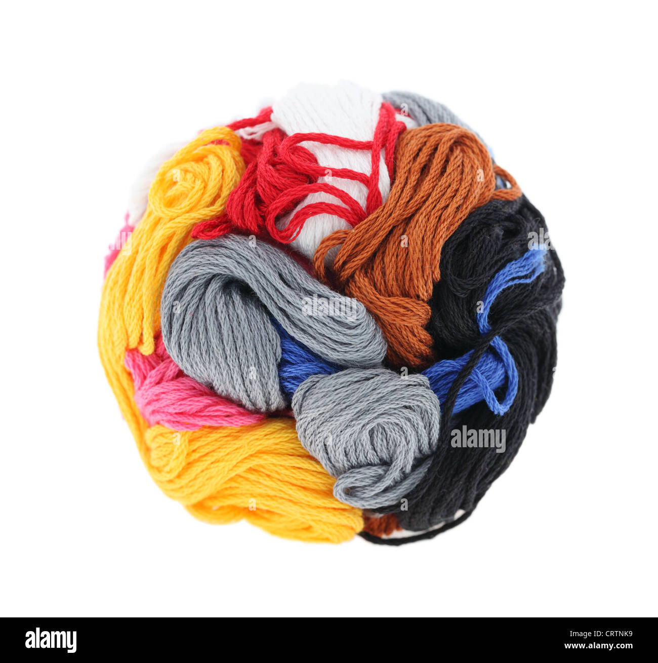 ball of colorful thread Stock Photo - Alamy