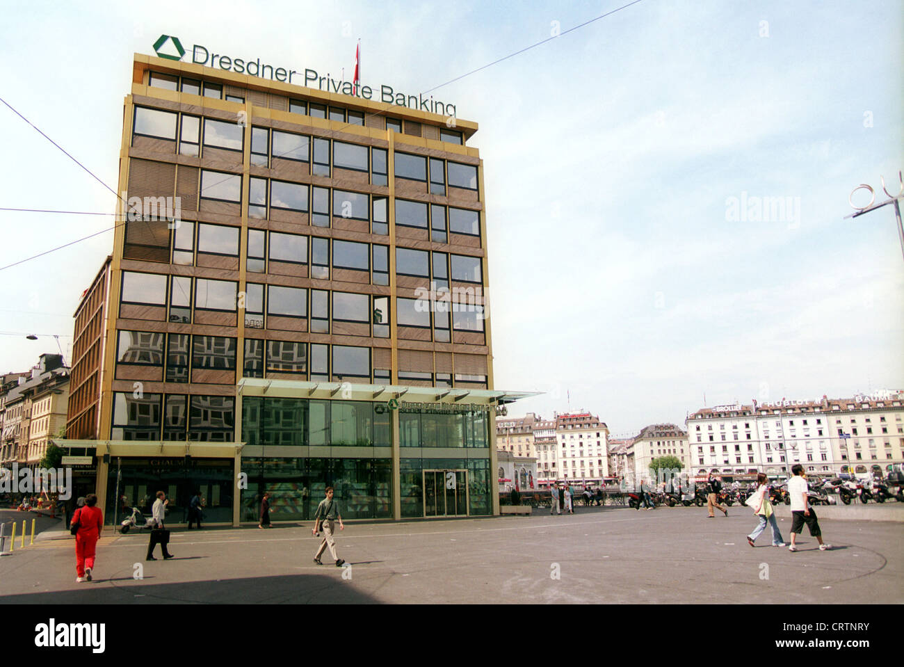 Dresdner Bank in Switzerland Stock Photo - Alamy