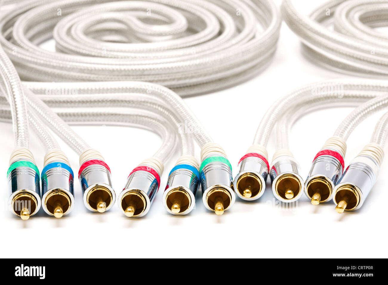 video and audio cable Stock Photo - Alamy