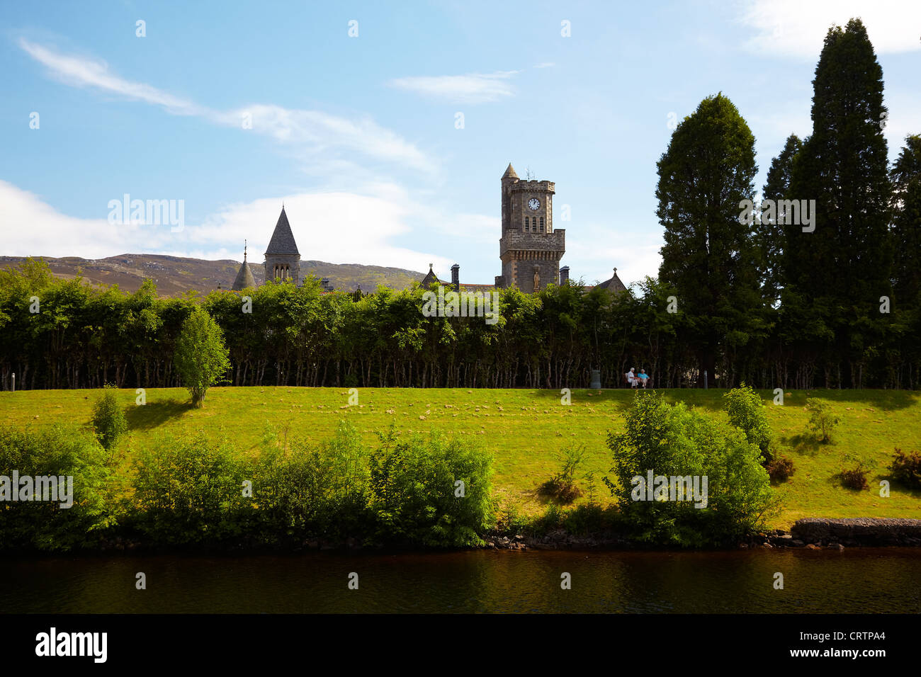 Fort Augustus Abbey Stock Photo - Alamy