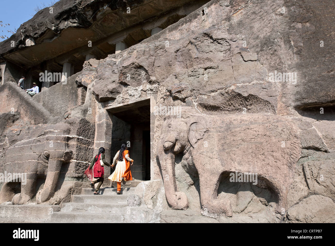 Cave temple ajanta hi-res stock photography and images - Alamy