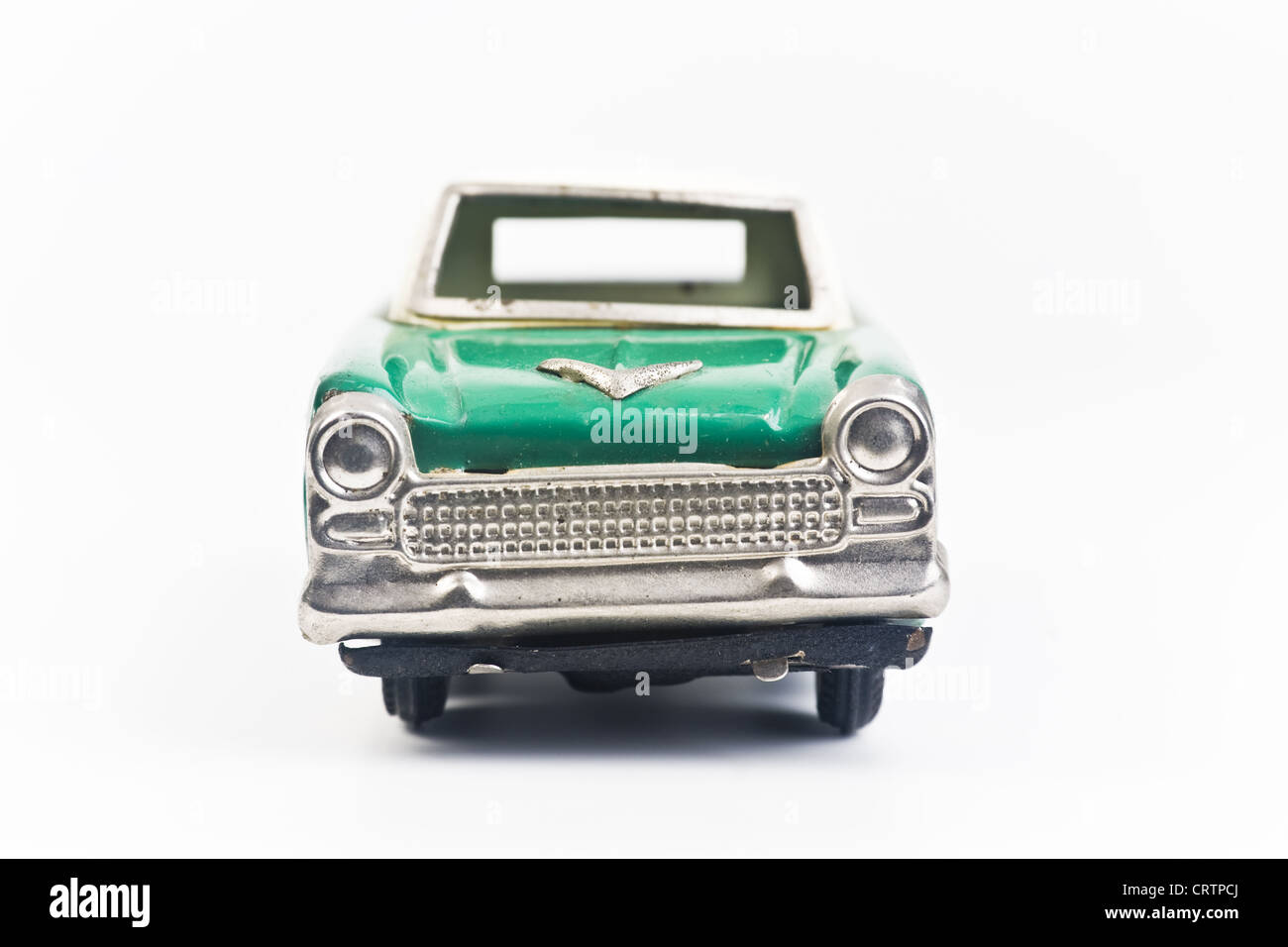Old tin toy model car Cut Out Stock Images & Pictures - Alamy