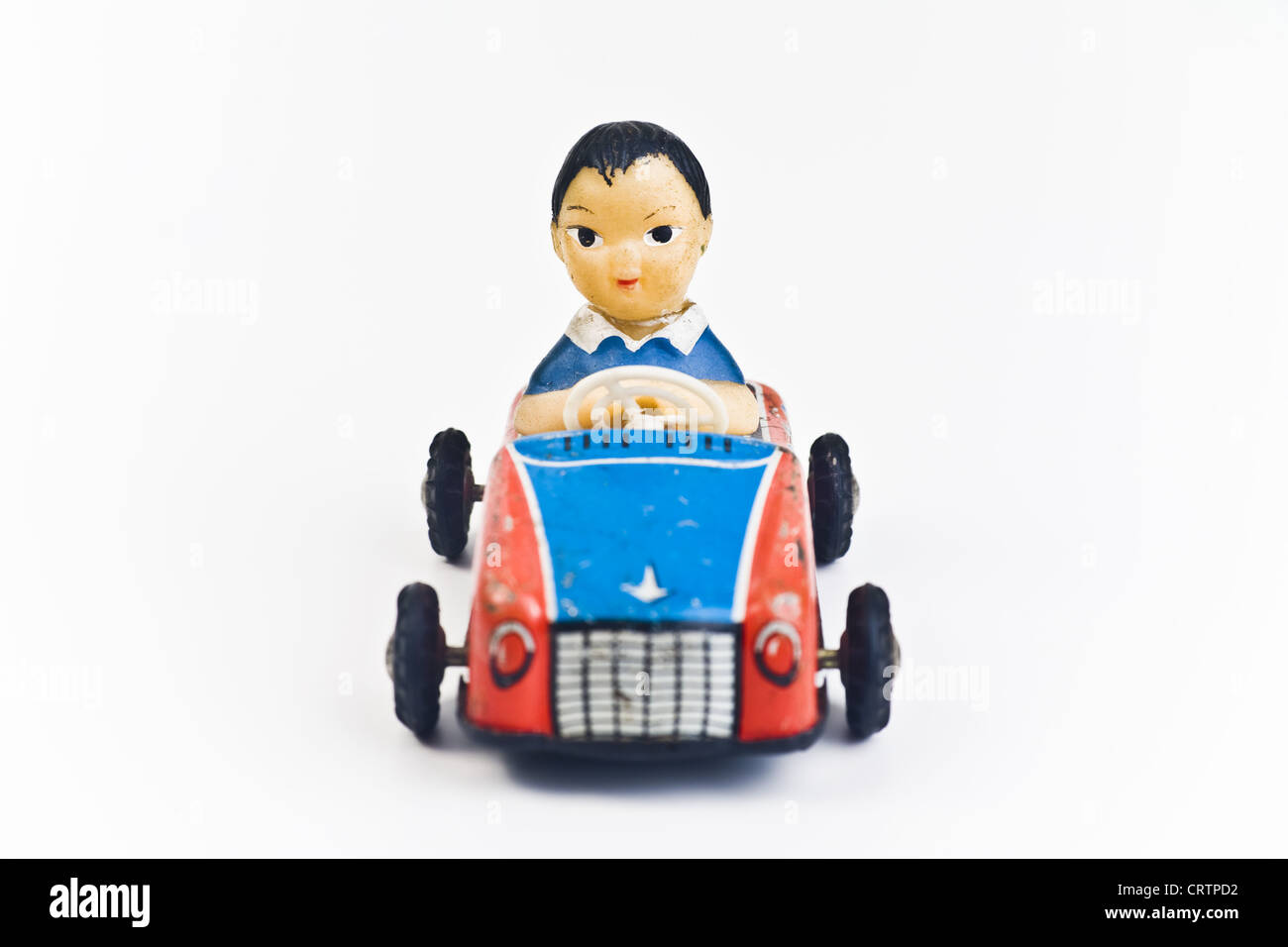 old tin toy model car Stock Photo - Alamy