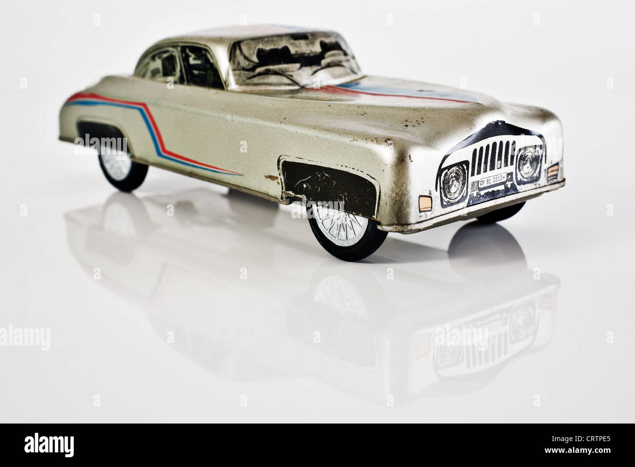 old tin toy model car Stock Photo - Alamy