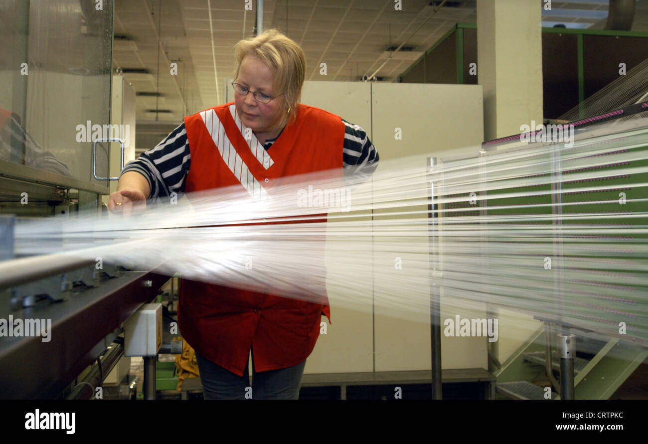 Chemical Fiber Production Trevira Guben High Resolution Stock ...