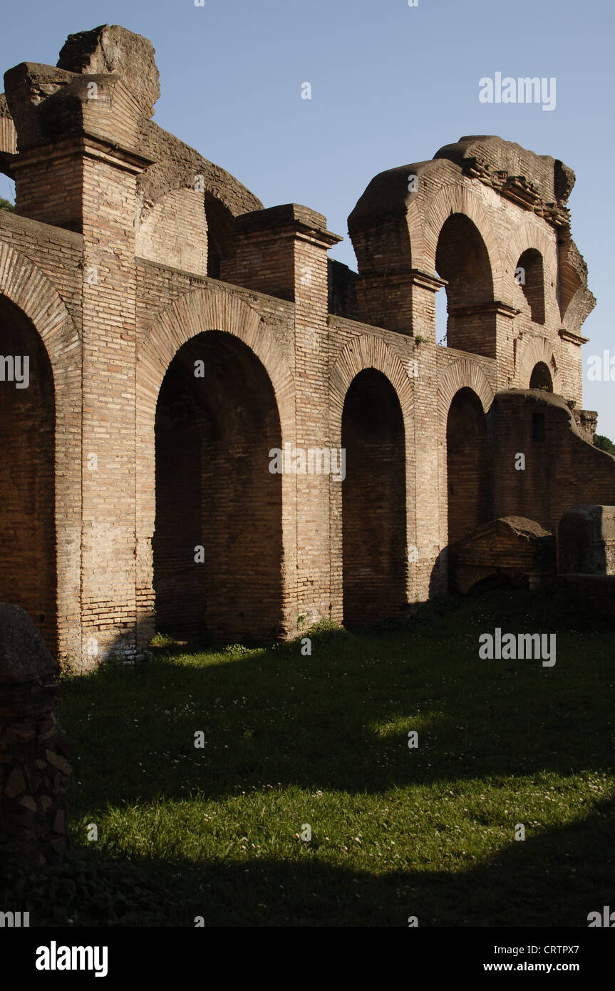 Ostia Antica. Baths of the Seven Sages. 2nd century AD. Detail. Near ...