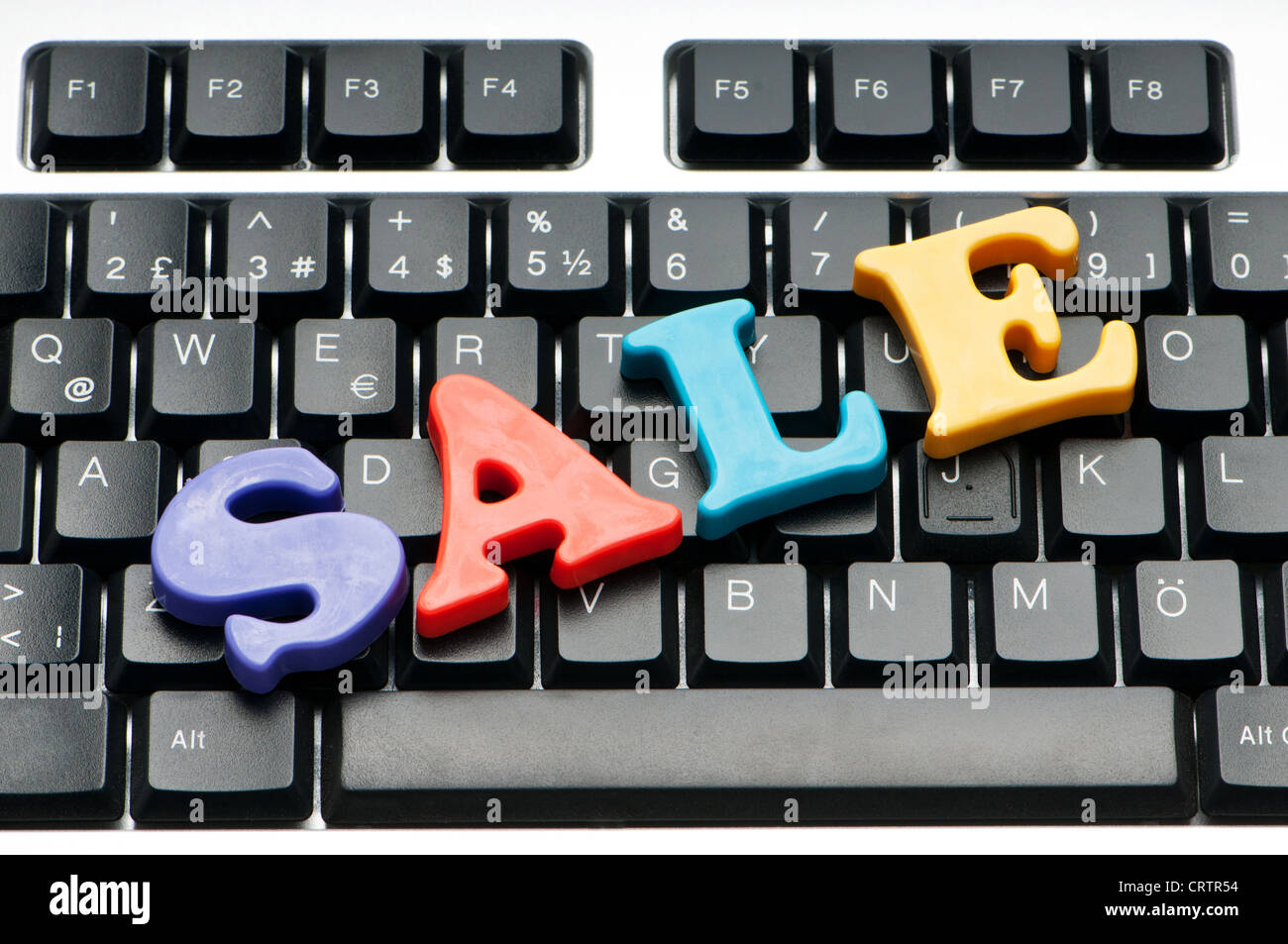 SALE word on the keyboard Stock Photo - Alamy