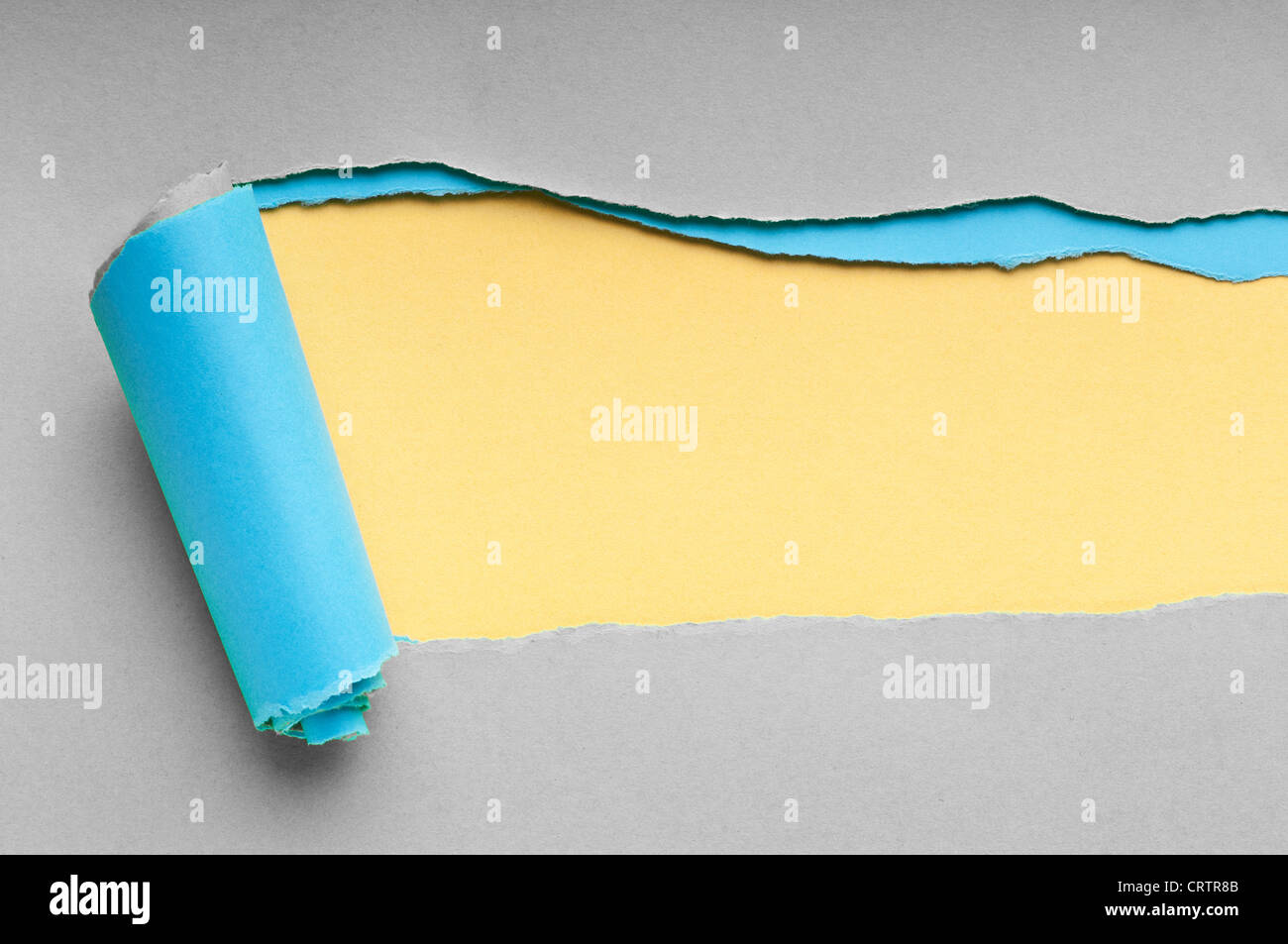 Torn paper with space for your message Stock Photo - Alamy