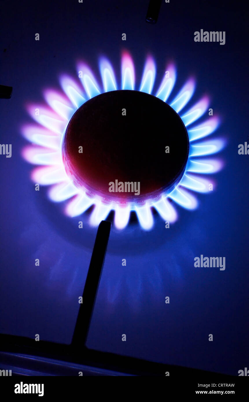 kitchen gas cooker Stock Photo - Alamy