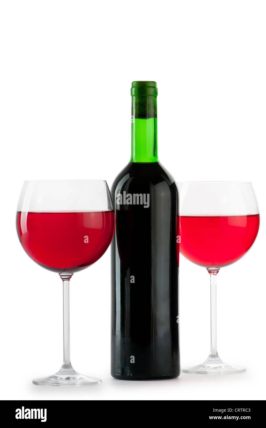 Wine concept with gradient background Stock Photo - Alamy