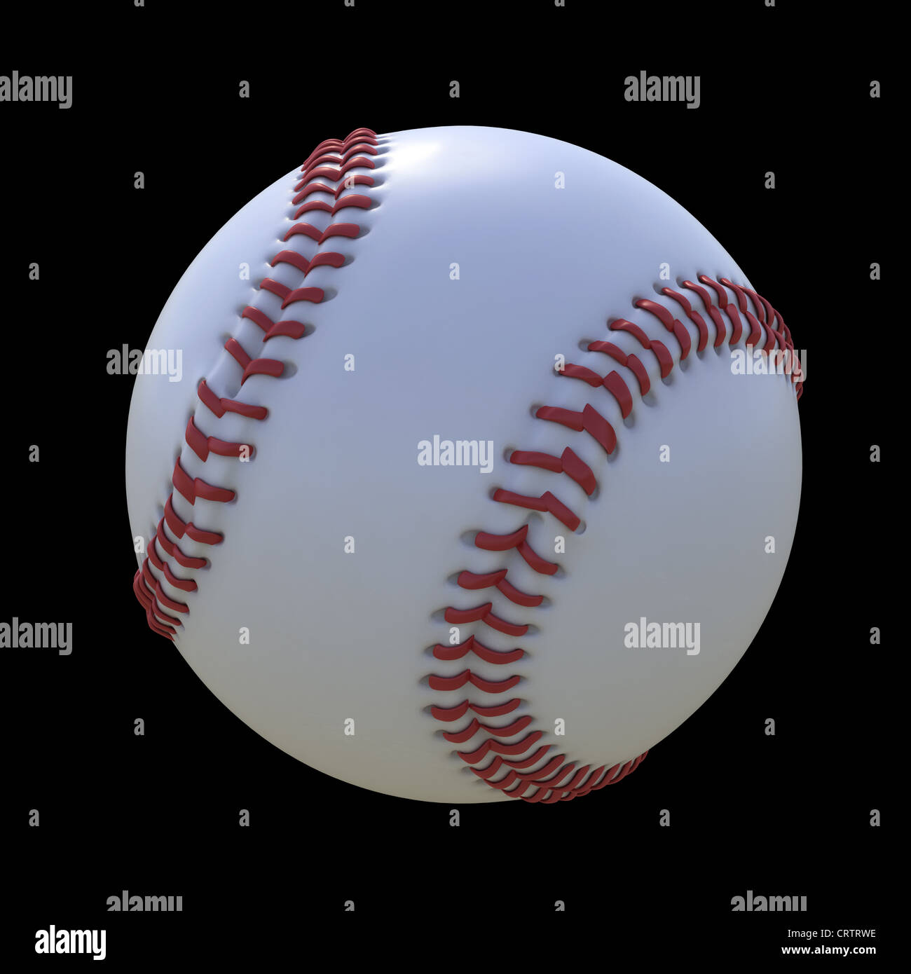 Baseball isolated on a black background Stock Photo - Alamy