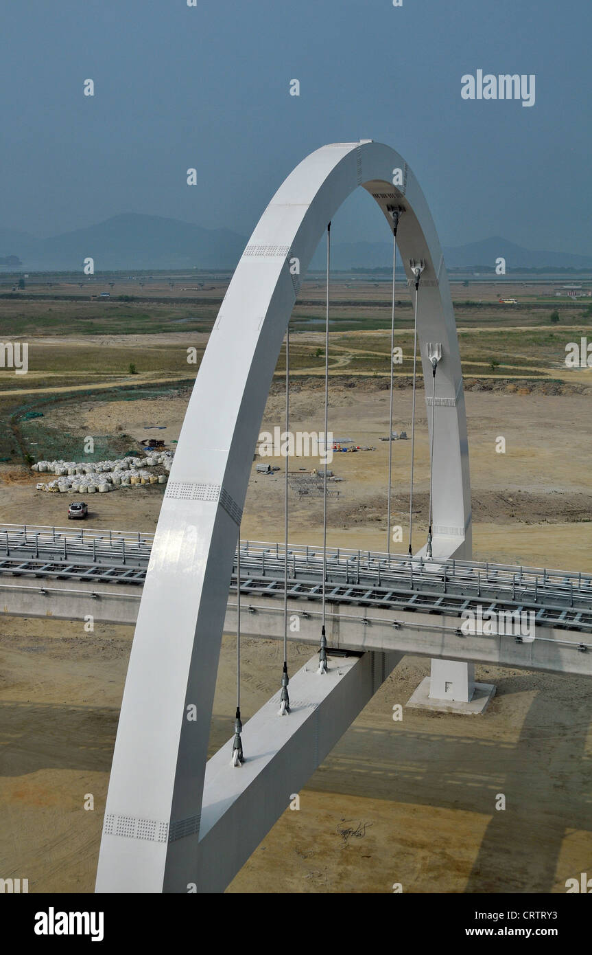arch aerial railway Incheon South Korea Asia Stock Photo - Alamy
