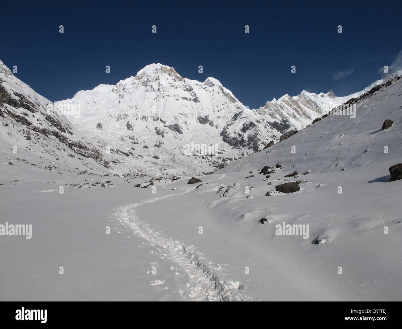 Foot-path in the Himalayas Stock Photo - Alamy