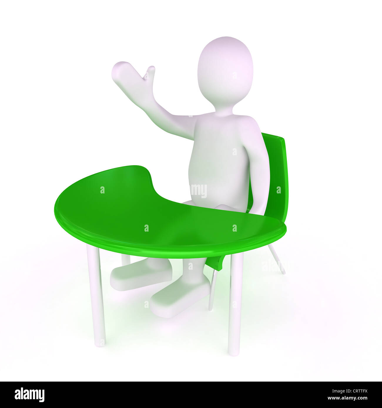 3d person over white background . 3d render Stock Photo - Alamy