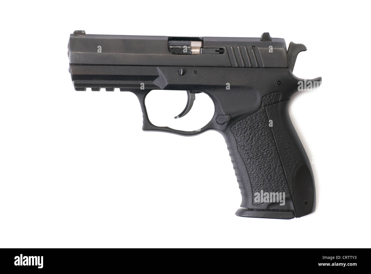 Chrome gun Cut Out Stock Images & Pictures - Alamy