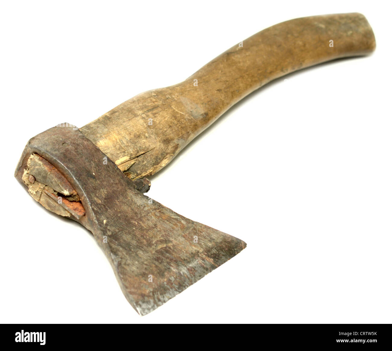 old axe isolated on white Stock Photo - Alamy