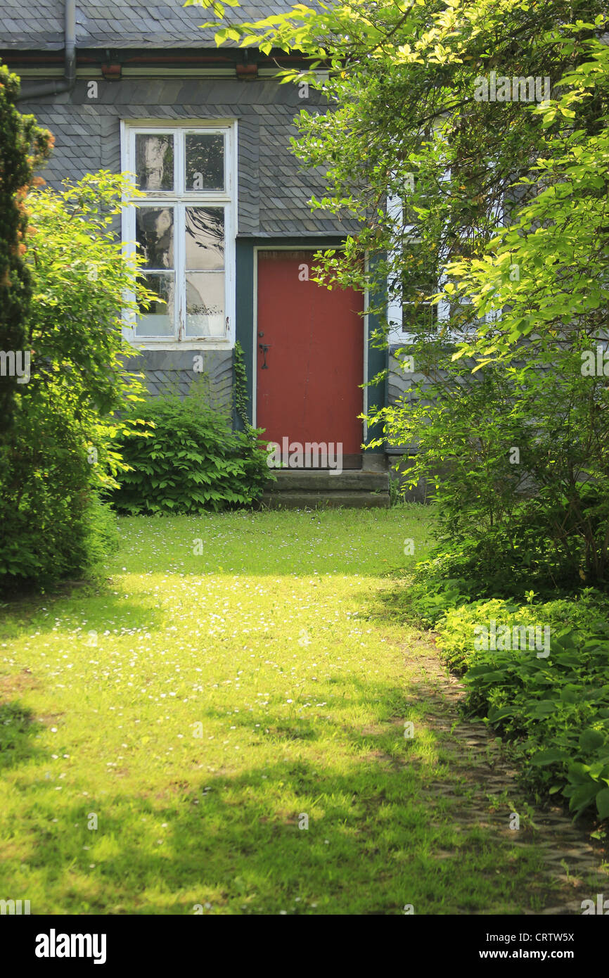 Green back gate hi-res stock photography and images - Alamy