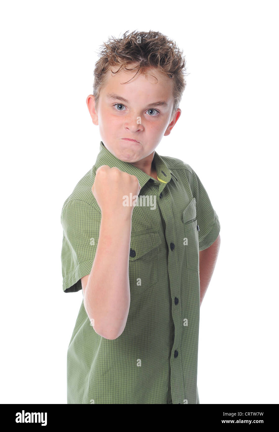 Angry little boy Stock Photo - Alamy
