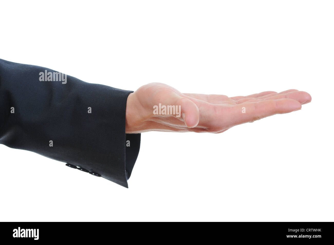 human hand held up Stock Photo - Alamy