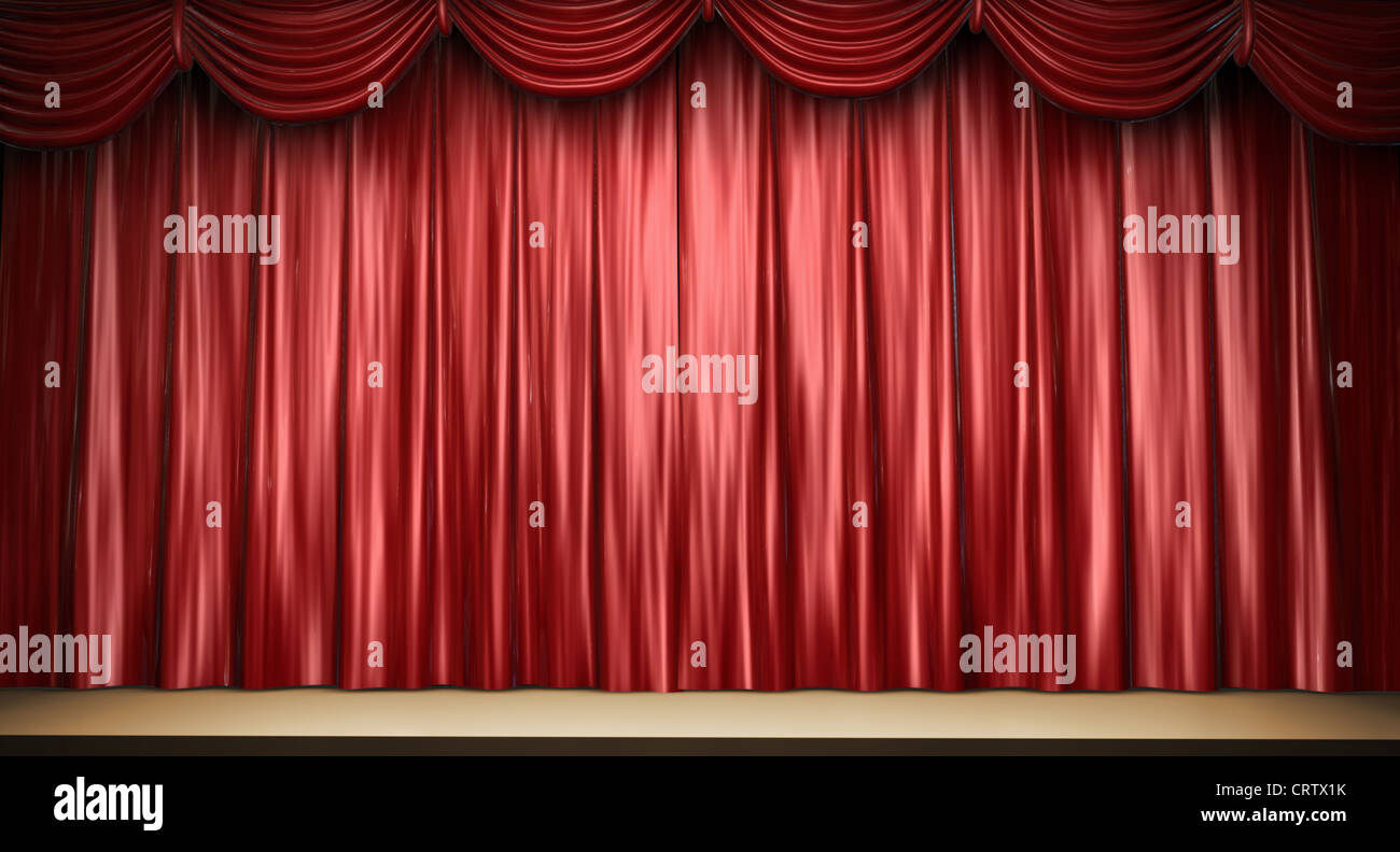 Stage curtains hi-res stock photography and images - Alamy