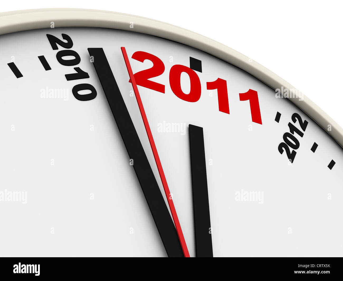 New Years clock Stock Photo - Alamy