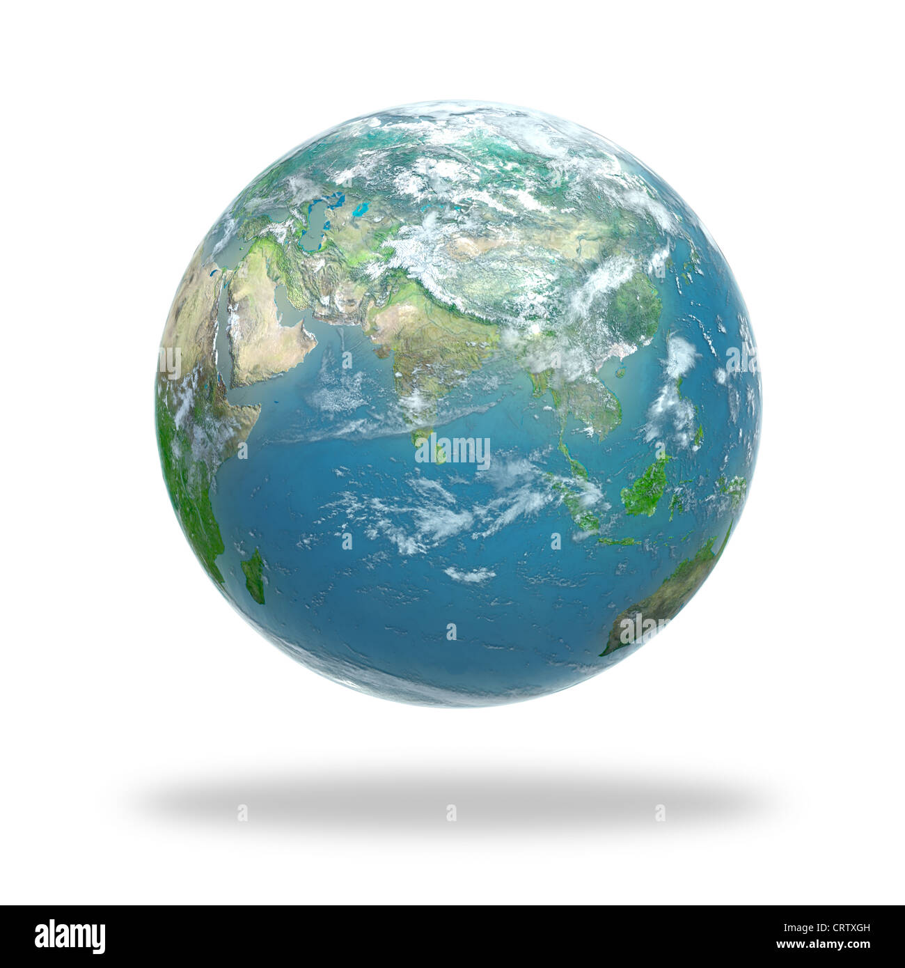 Earth covered with clouds Stock Photo - Alamy